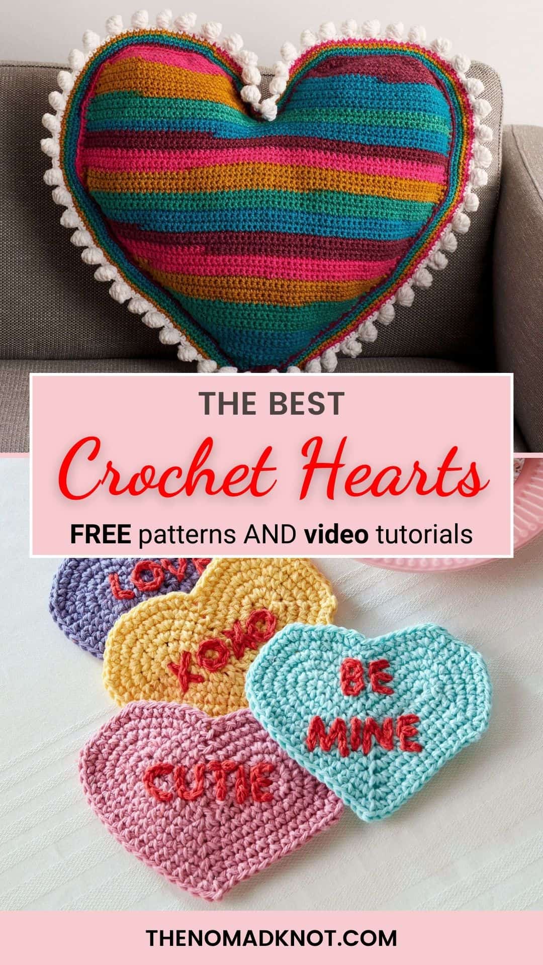 The Best Free Crochet Heart Patterns You’ll Find Online ⋆ The Nomad Knot