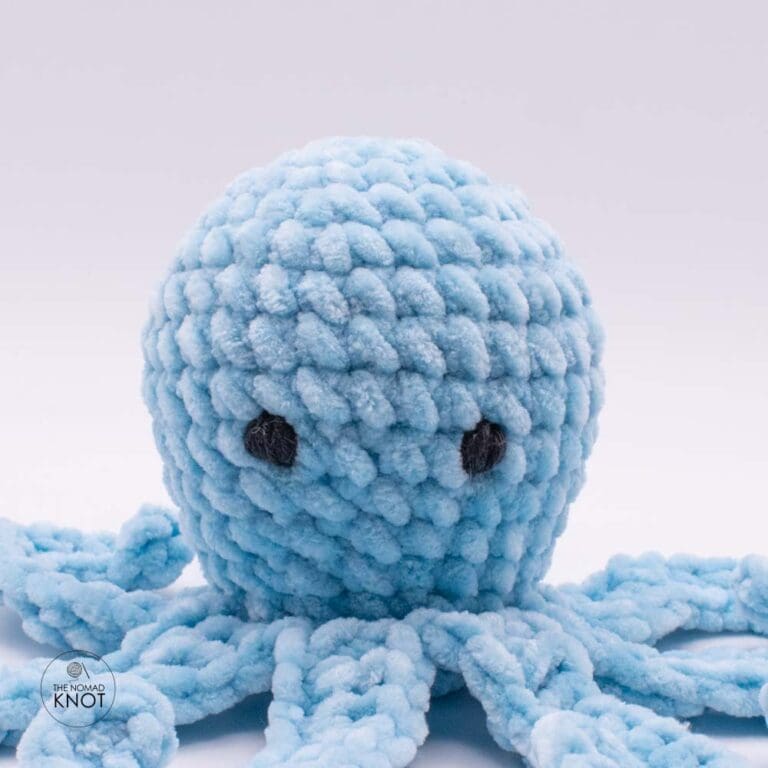No-sew Easy Crochet Octopus Free Pattern ⋆ The Nomad Knot